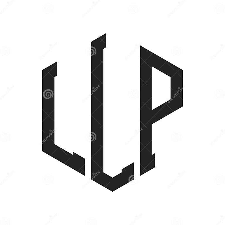 LLP Logo Design. Initial Letter LLP Monogram Logo Using Hexagon Shape ...