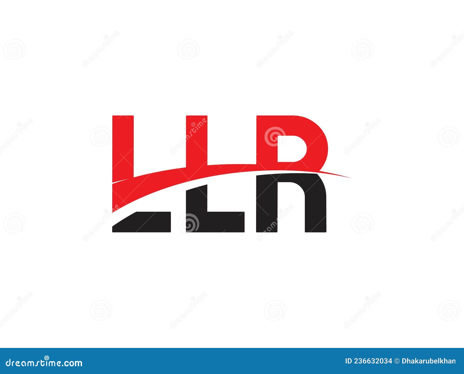 LLR Letter Initial Logo Design Stock Vector - Illustration of logo ...