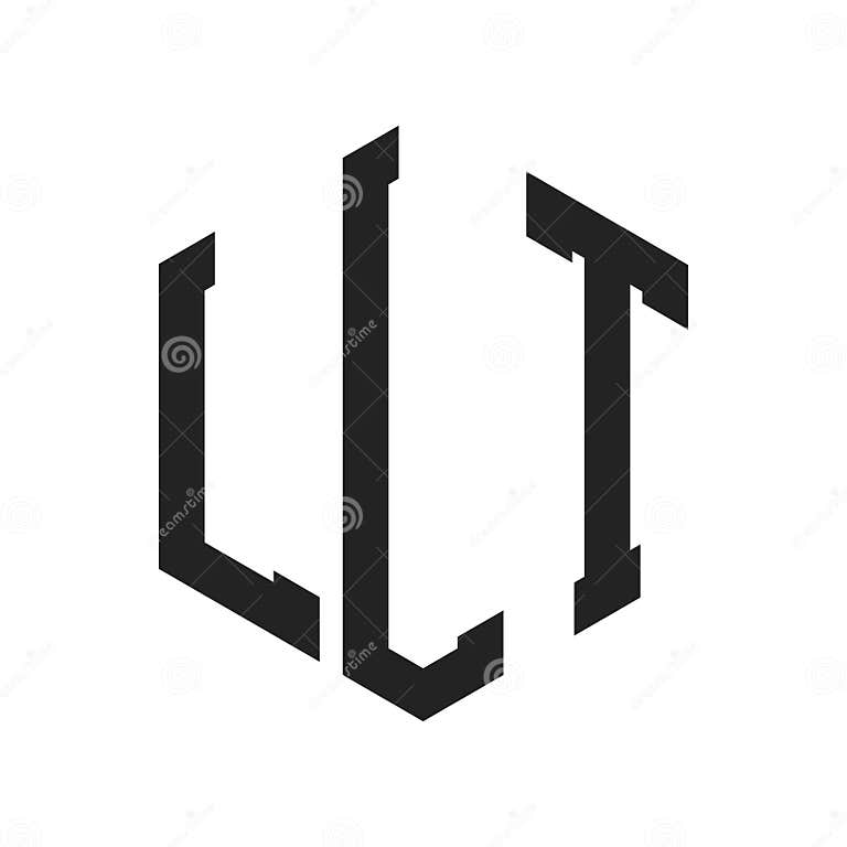 LLT Logo Design. Initial Letter LLT Monogram Logo Using Hexagon Shape ...