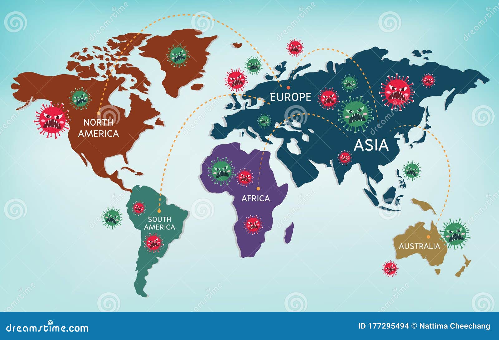 Llustration Vector Graphic of Alert Corona Virus Outbreak with China ...