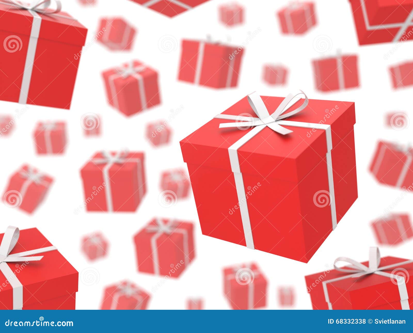 Lluvia de regalos stock de ilustración. Ilustración de ventas - 68332338