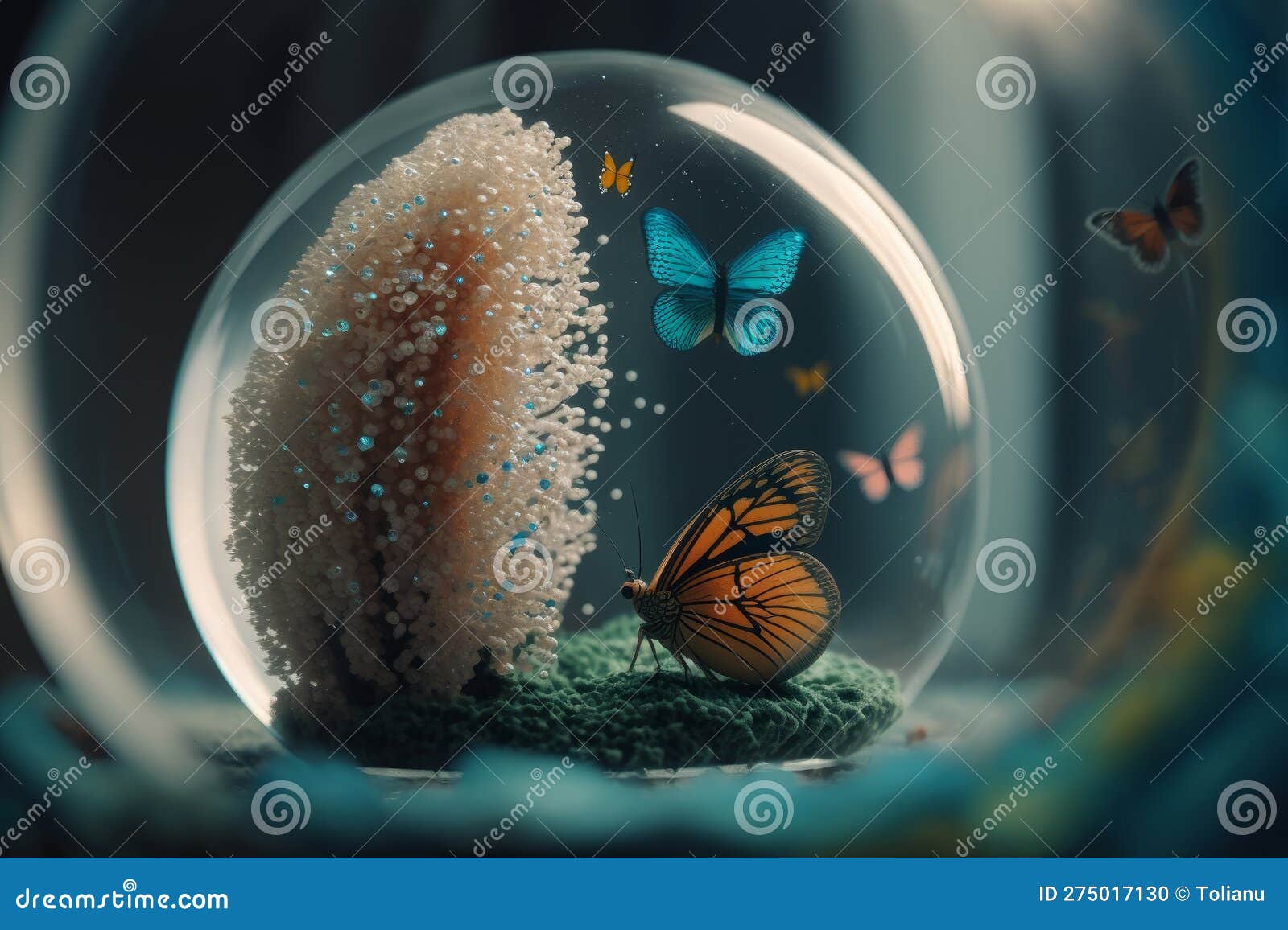 Lly Animated, Mesmerizing Visuals Whimsical Adventure: Butterfly And Bug On Bubble Elevator ...