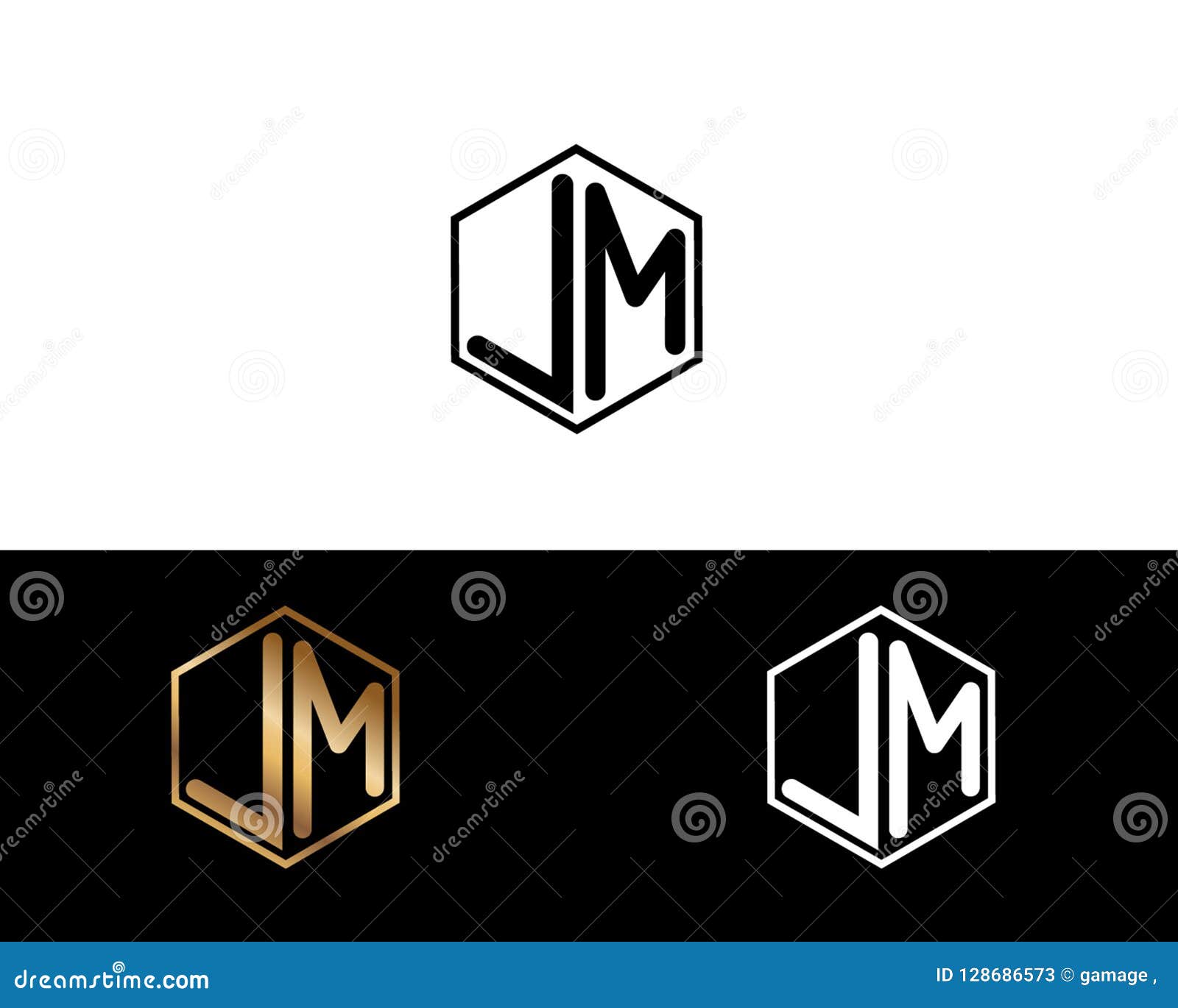 LM Letters Linked with Hexagon Shape Logo Stock Vector - Illustration ... LM Letters Linked with Hexagon Shape Logo Stock Vector - Illustration ...