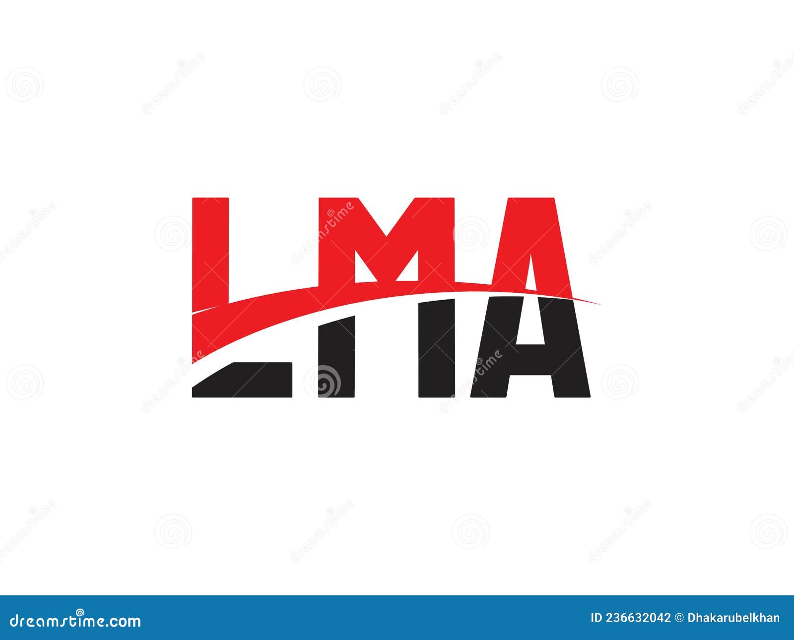LMA Letter Initial Logo Design Stock Vector - Illustration of graphic ...