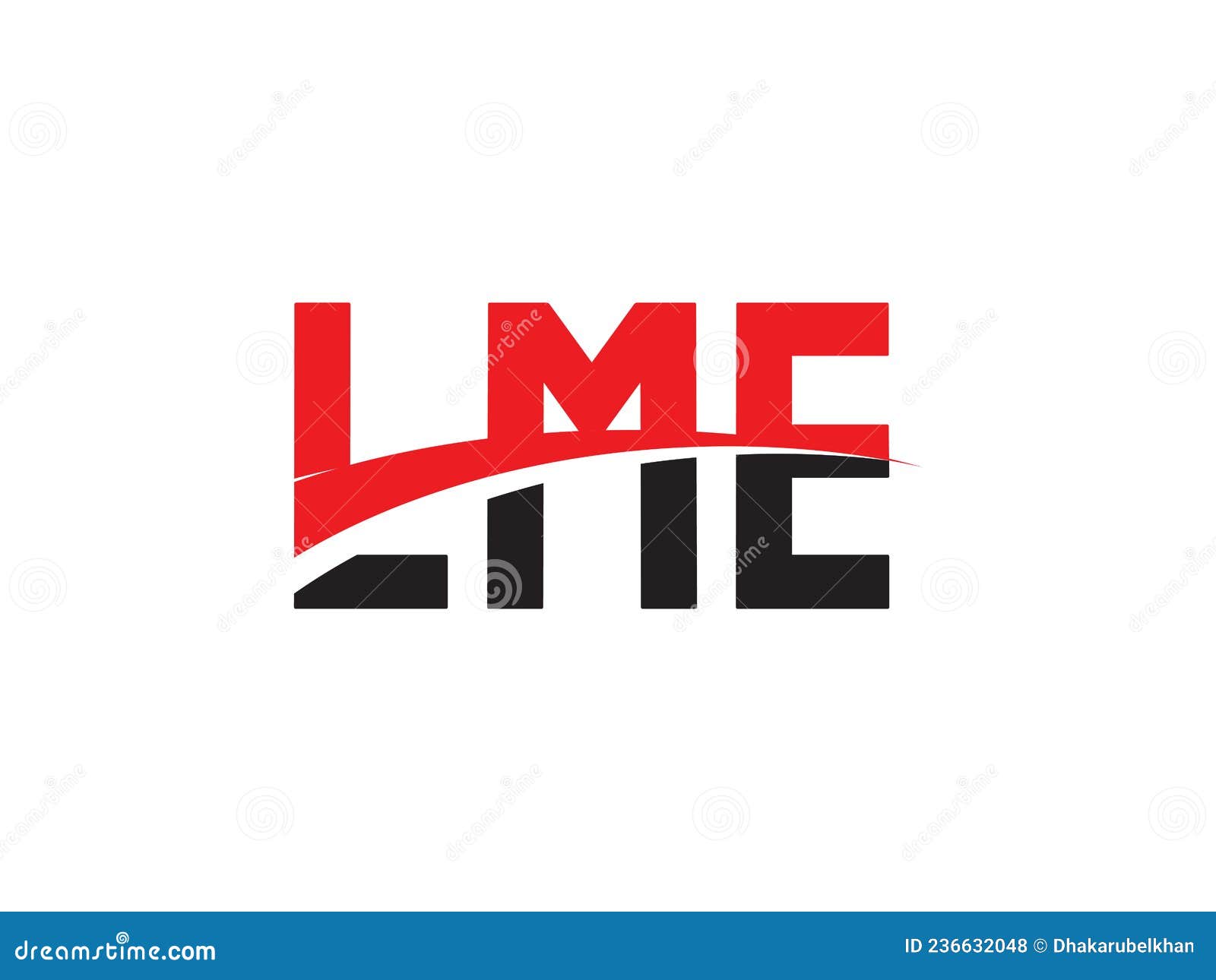 LME Letter Initial Logo Design Stock Vector - Illustration of isolated ...