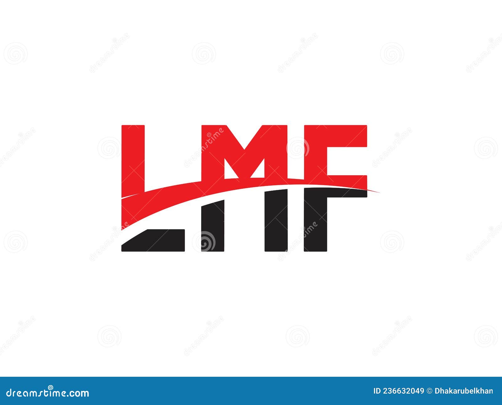 LMF Letter Initial Logo Design Stock Vector - Illustration of graphic ...