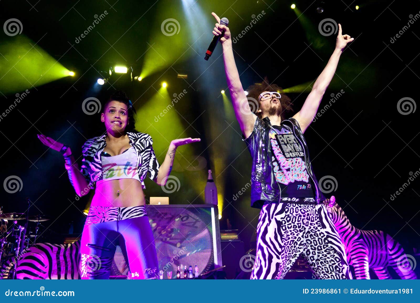 LMFAO Performing Live at Coliseu De Lisboa Editorial Photo - Image of ...