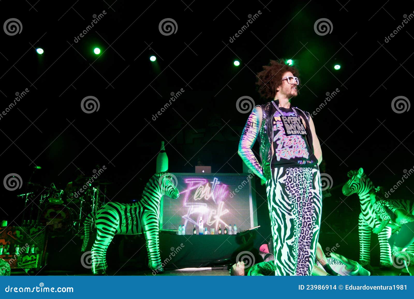 LMFAO Performing Live at Coliseu De Lisboa Editorial Stock Image ...