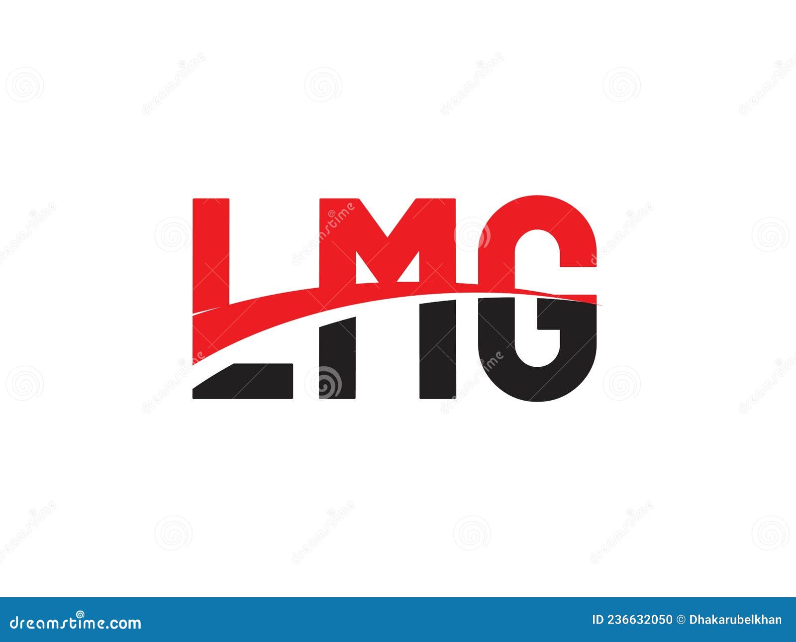 LMG Letter Initial Logo Design Stock Vector - Illustration of black ...