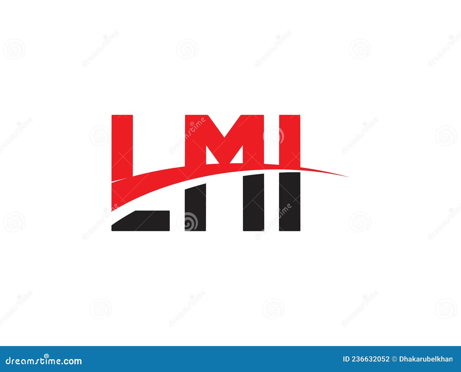 LMI Letter Initial Logo Design Stock Vector - Illustration of icon ...