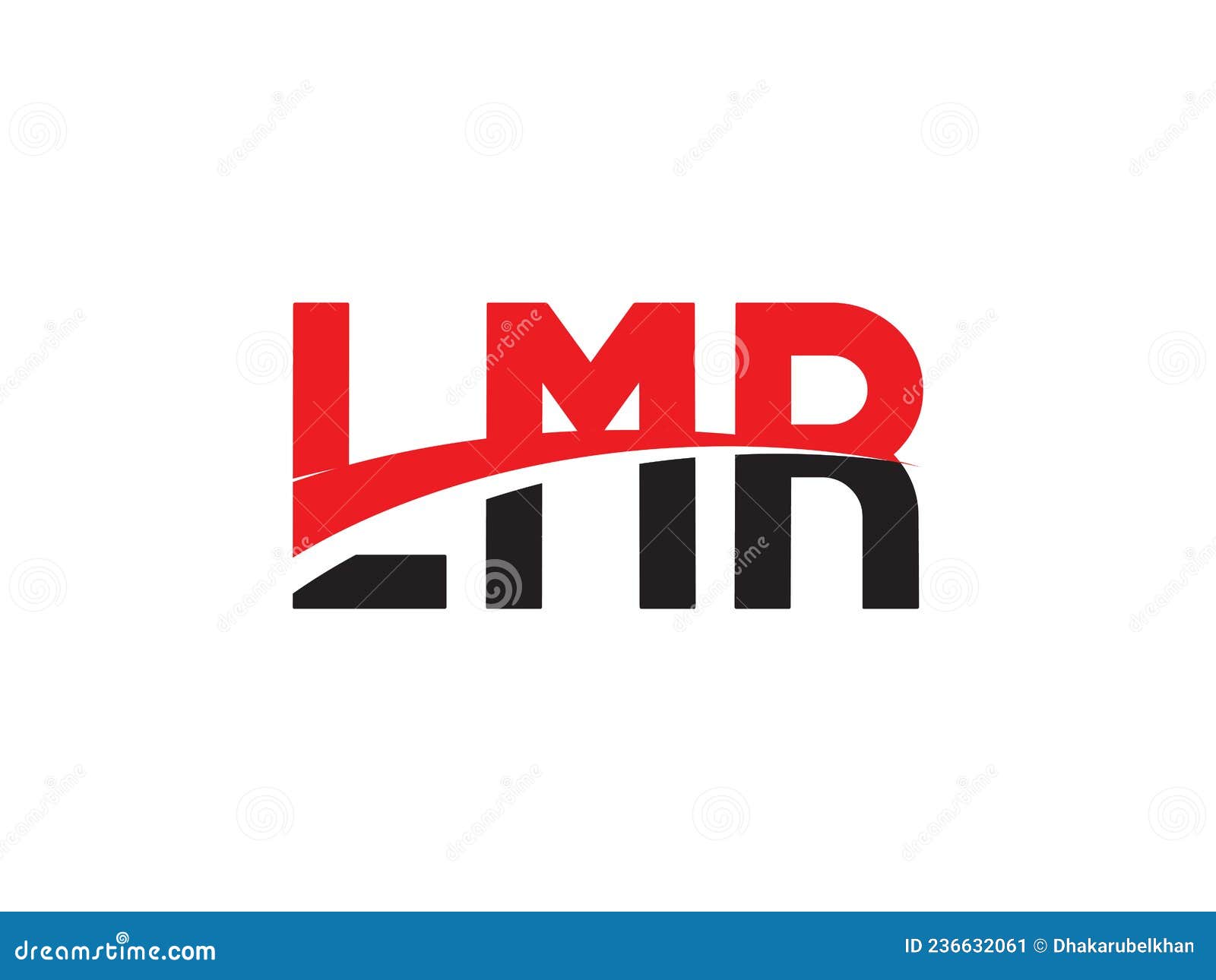 LMR Letter Initial Logo Design Stock Vector - Illustration of brand ...