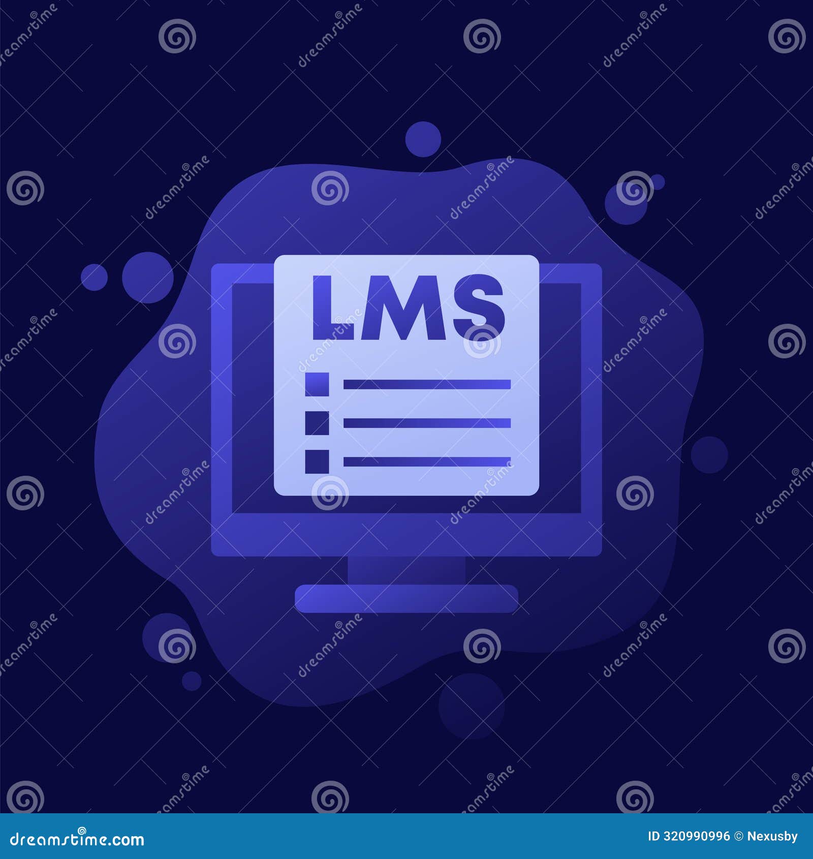 LMS Icon, Learning Management System Vector Design Stock Vector ...