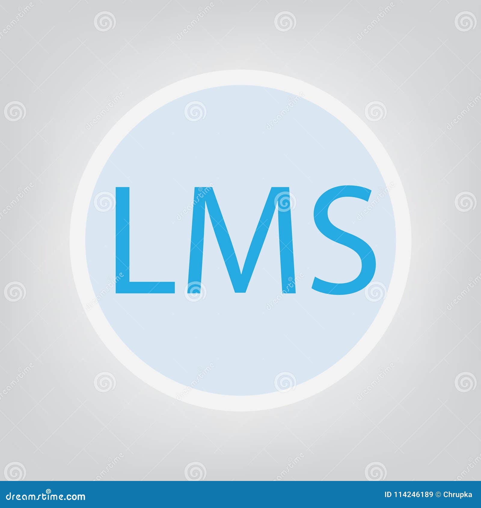 LMS Learning Management System Acronym Stock Vector - Illustration of ...