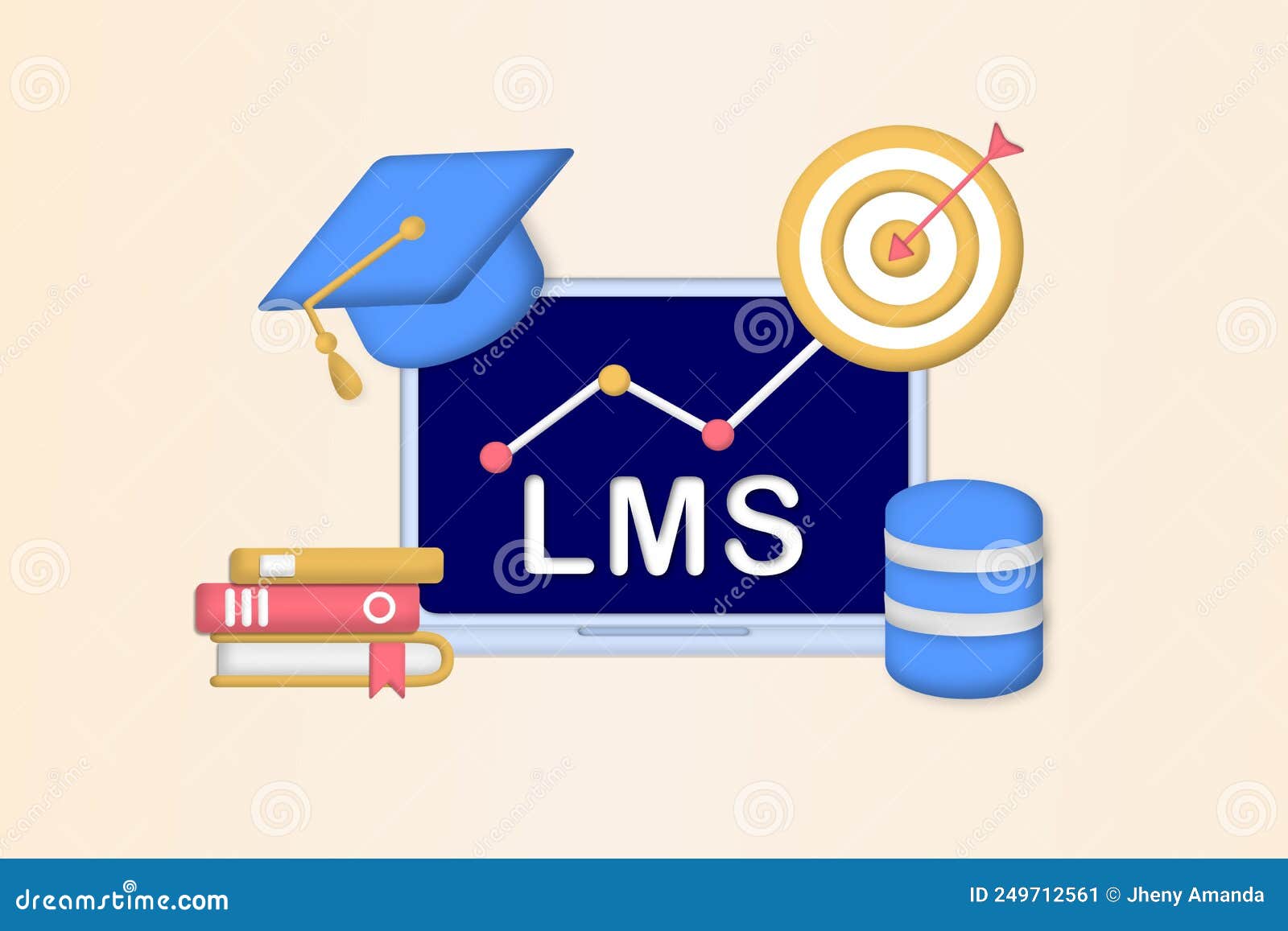 LMS, Learning Management System As Online Education Concept ...