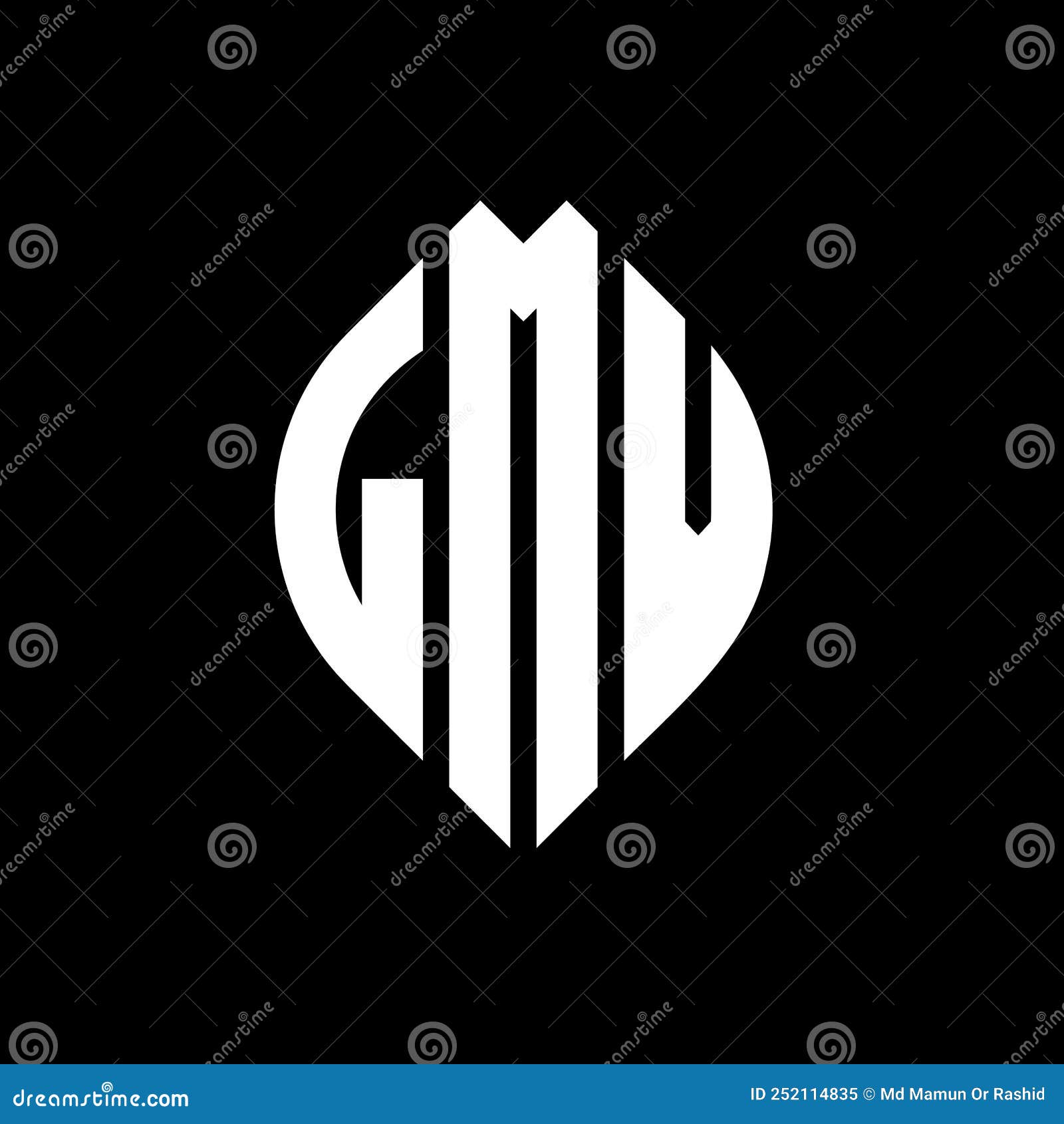 LMV Circle Letter Logo Design with Circle and Ellipse Shape. LMV ...