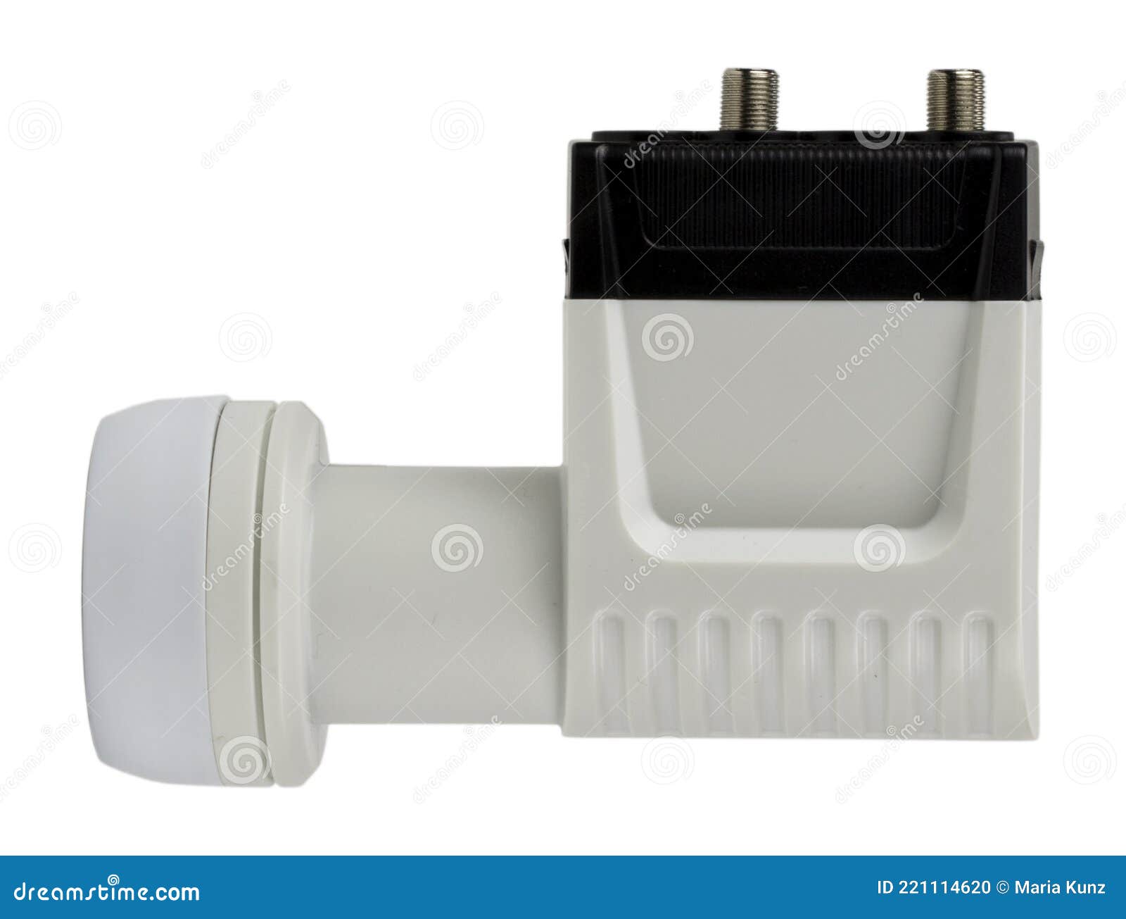 LNB for satellite dish stock photo. Image of dish, communication ...