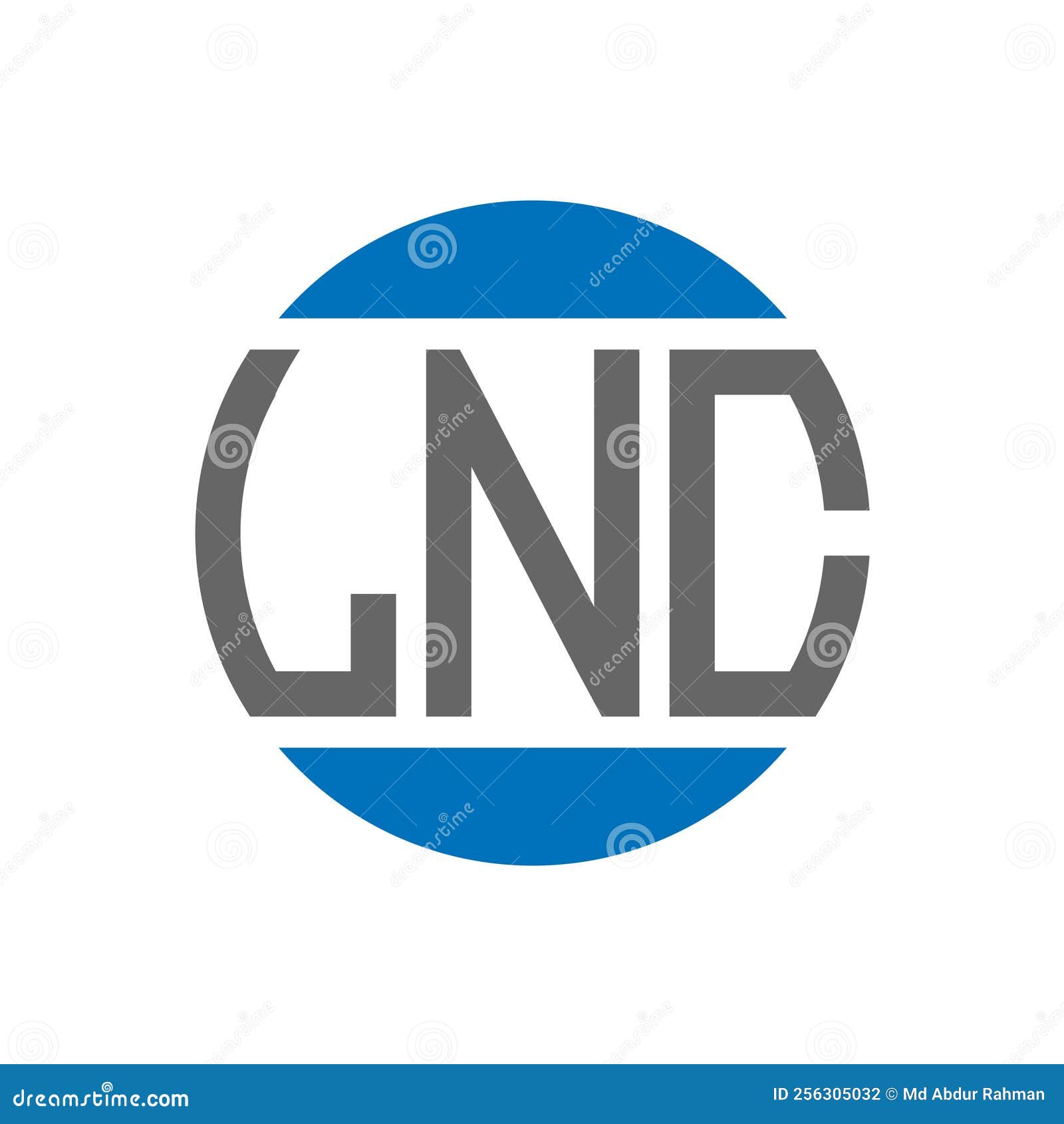 LNC Letter Logo Design on White Background. LNC Creative Initials ...