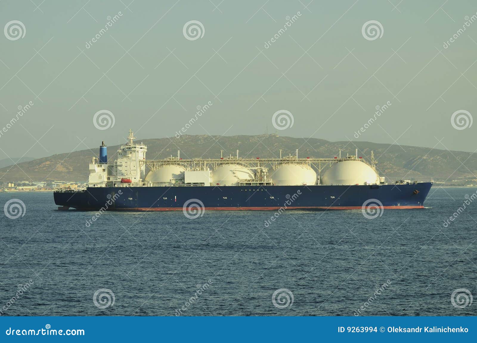 LNG Carrier Ship for Natural Gas Stock Photo - Image of freighters ...