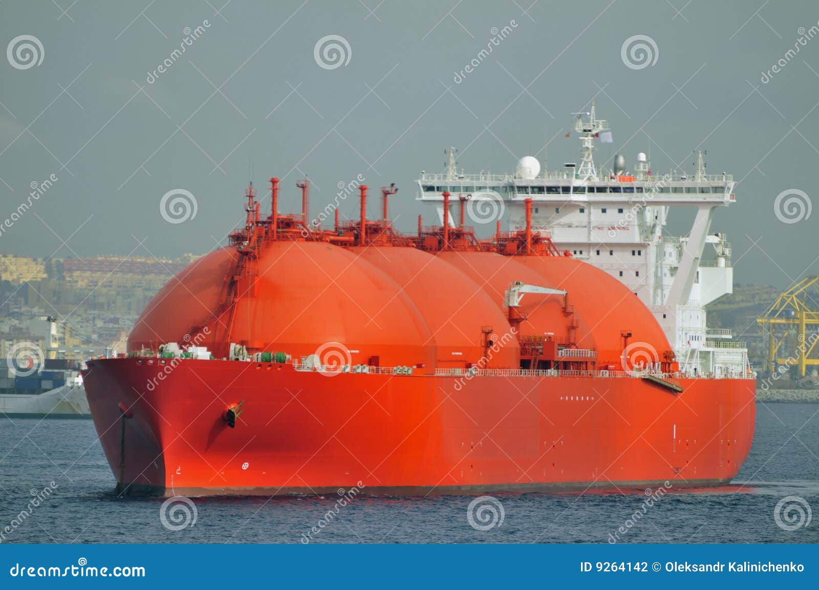 LNG Carrier Ship for Natural Gas Stock Photo - Image of business ...