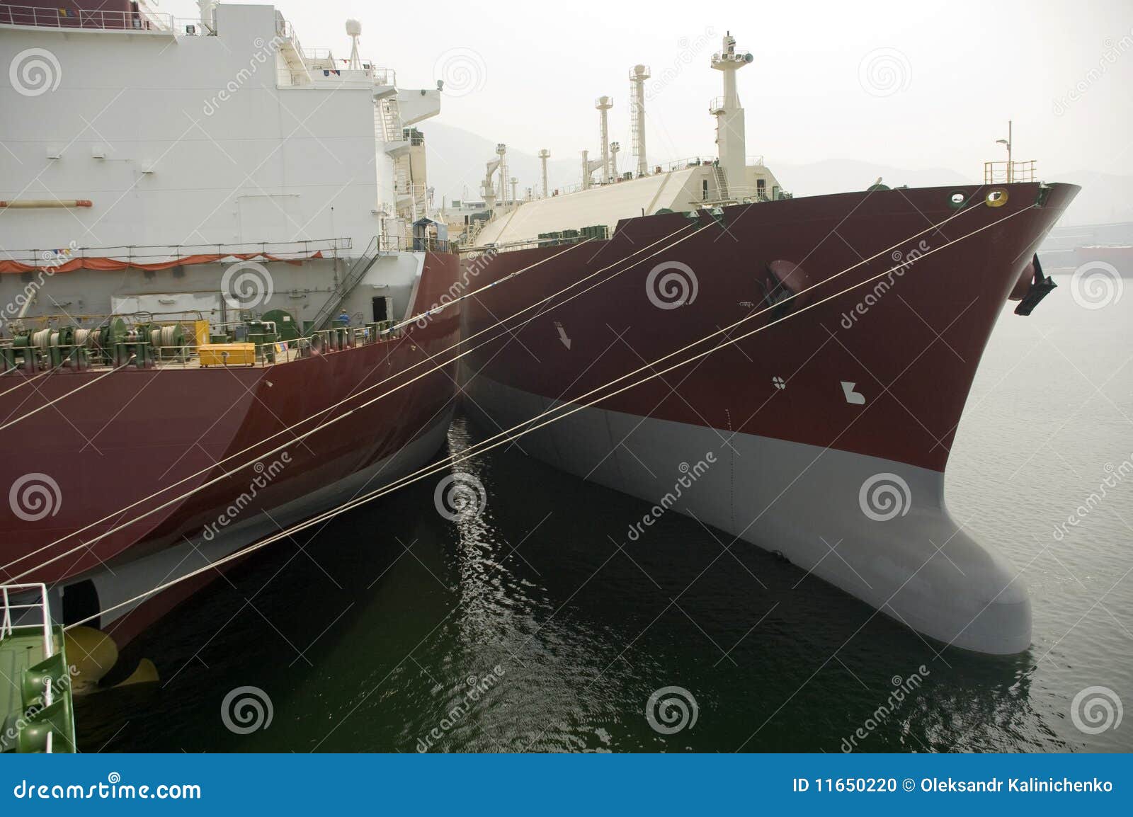 LNG ship for natural gas stock photo. Image of crane - 11650220