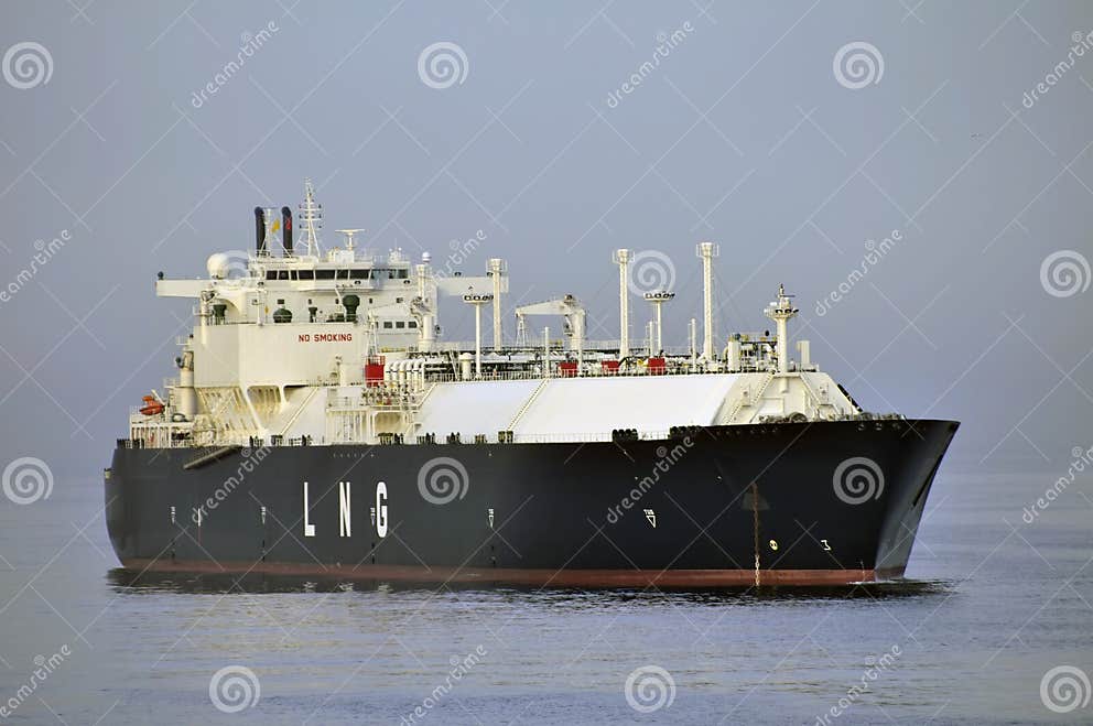 LNG ship for natural gas stock image. Image of anchored - 6007767