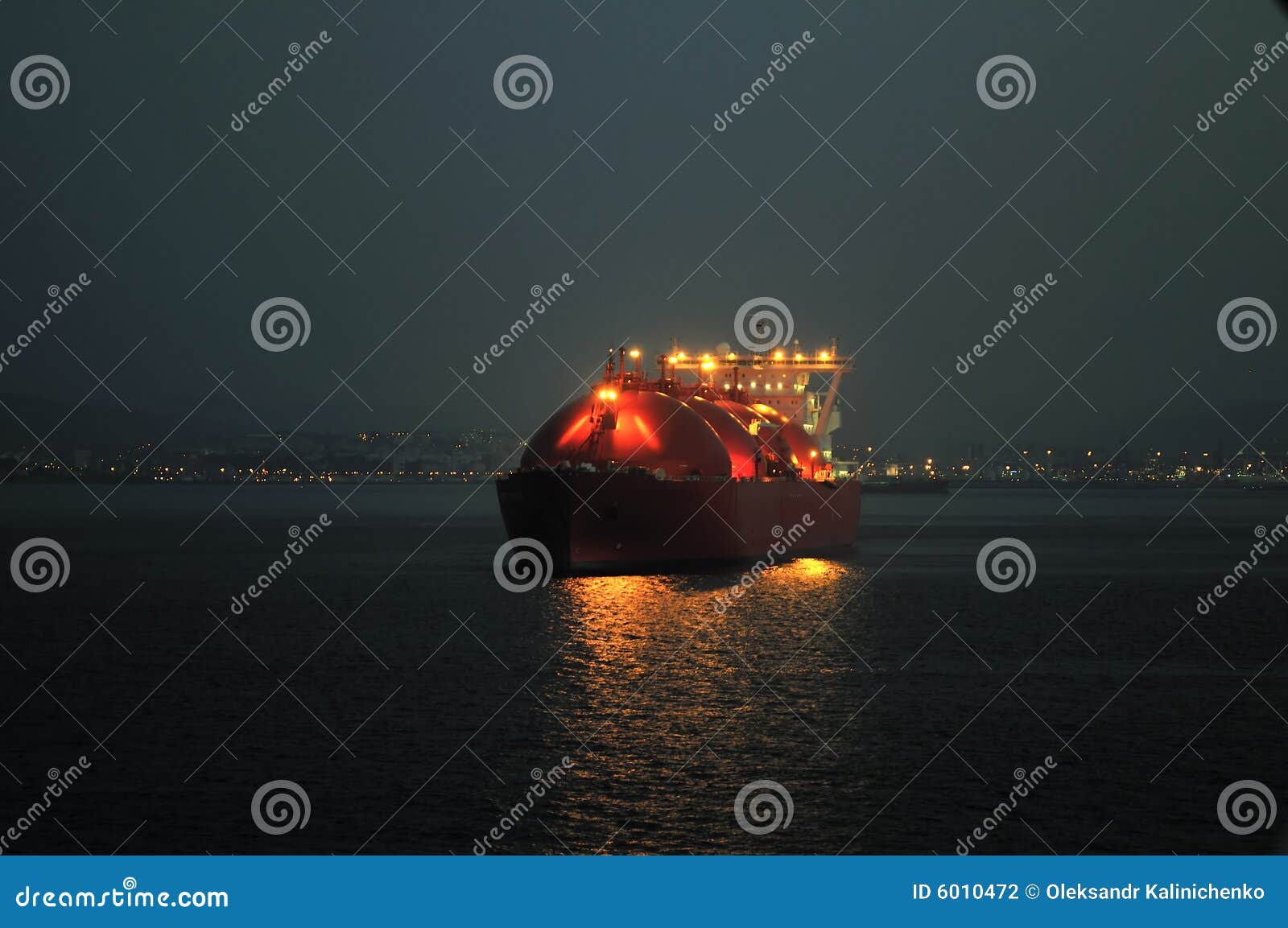 LNG ship for natural gas stock photo. Image of boat, liquefied - 6010472