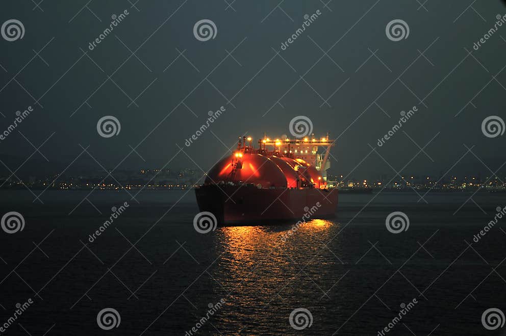 LNG ship for natural gas stock photo. Image of boat, liquefied - 6010472