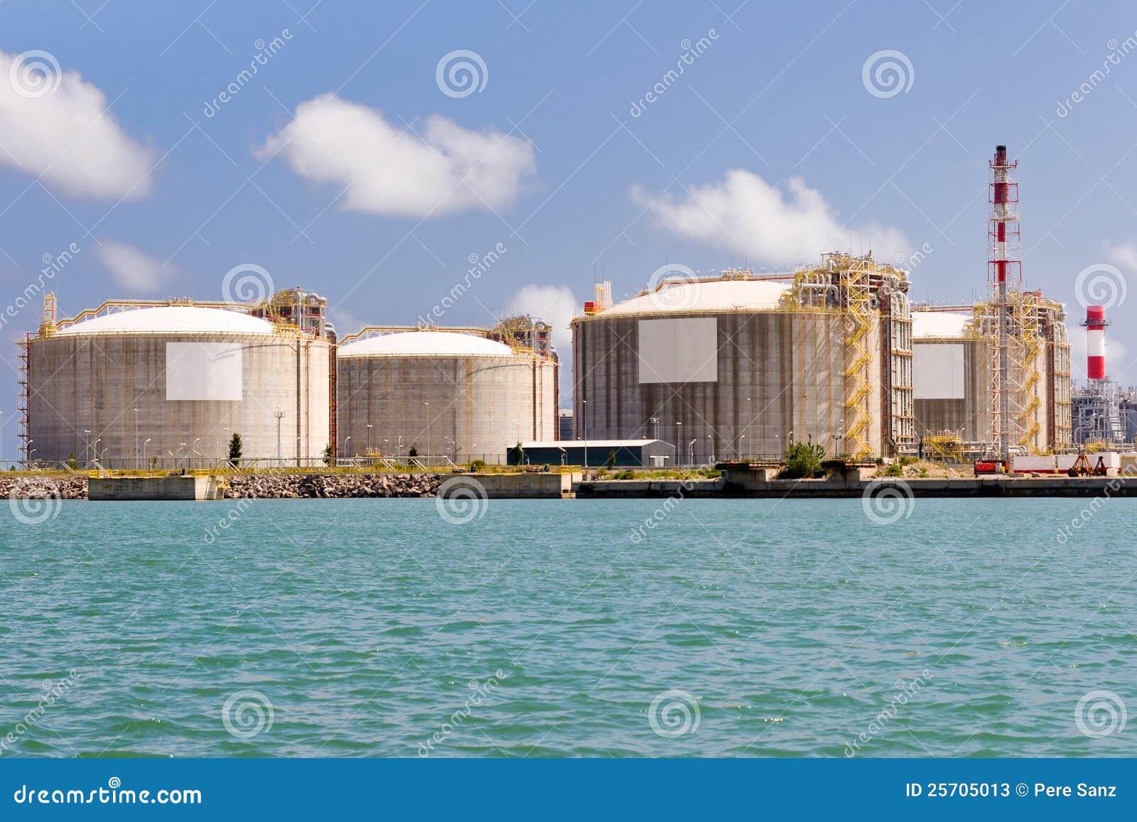 LNG Tanks stock image. Image of chemical, ocean, environment - 25705013