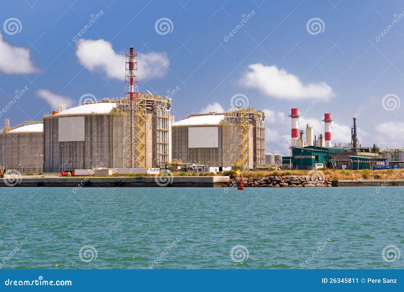 LNG Tanks stock image. Image of environment, petrochemical - 26345811