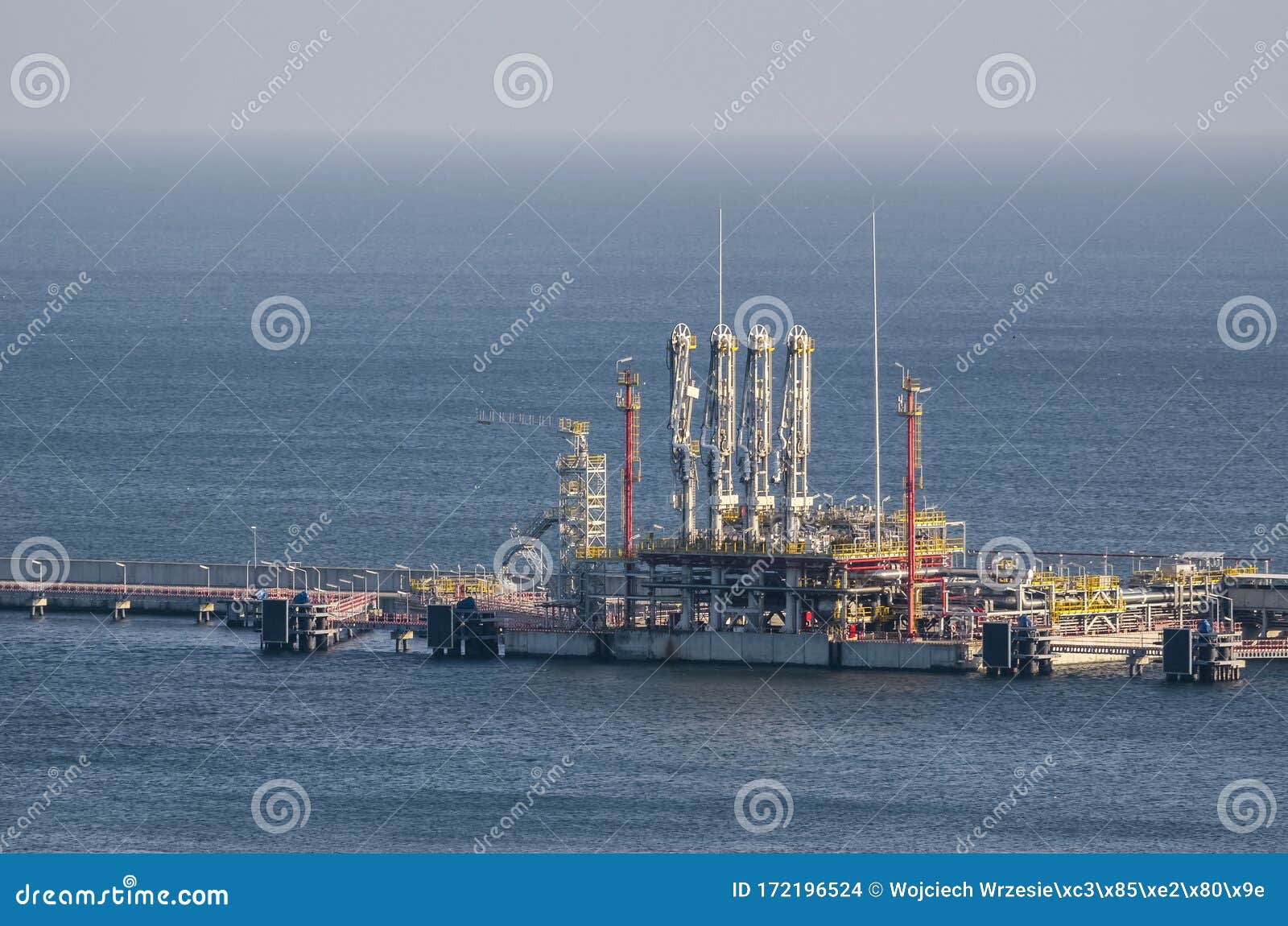 LNG TERMINAL stock photo. Image of engineering, business - 172196524