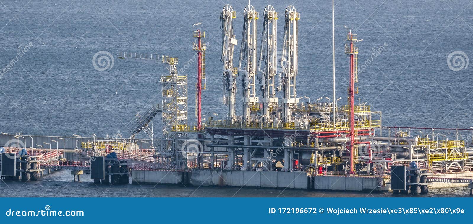 LNG TERMINAL stock photo. Image of materials, commercial - 172196672