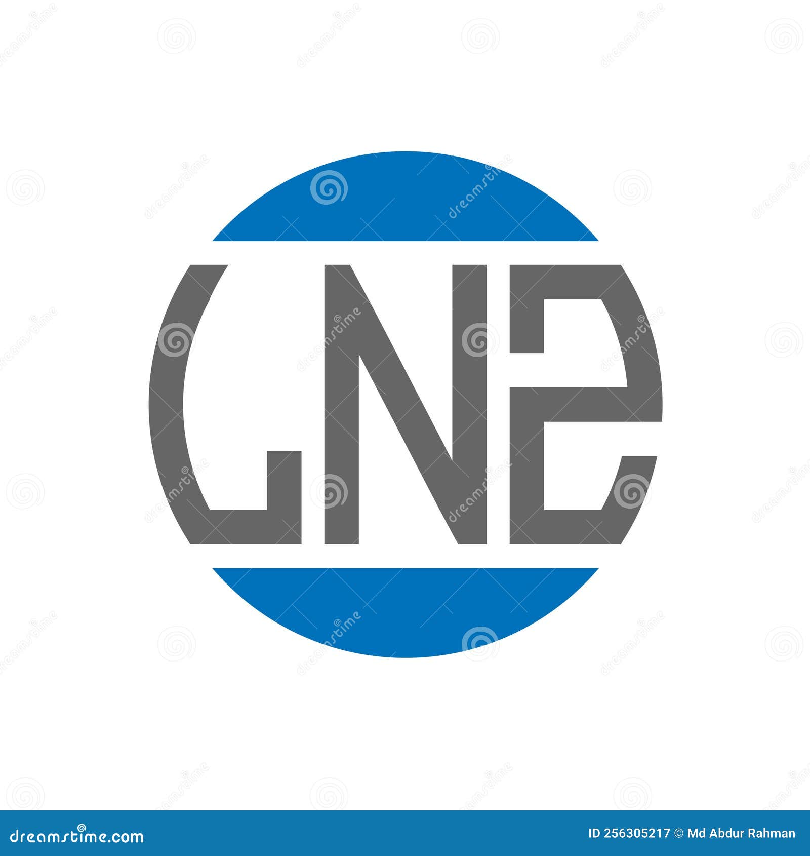 LNZ Letter Logo Design on White Background. LNZ Creative Initials ...