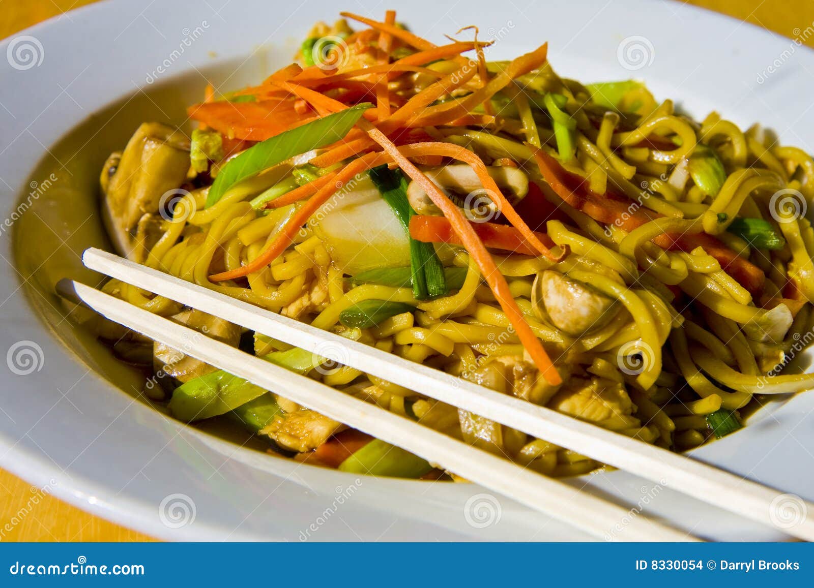 Lo Mein in Bowl stock photo. Image of lunch, cuisine, healthy - 8330054