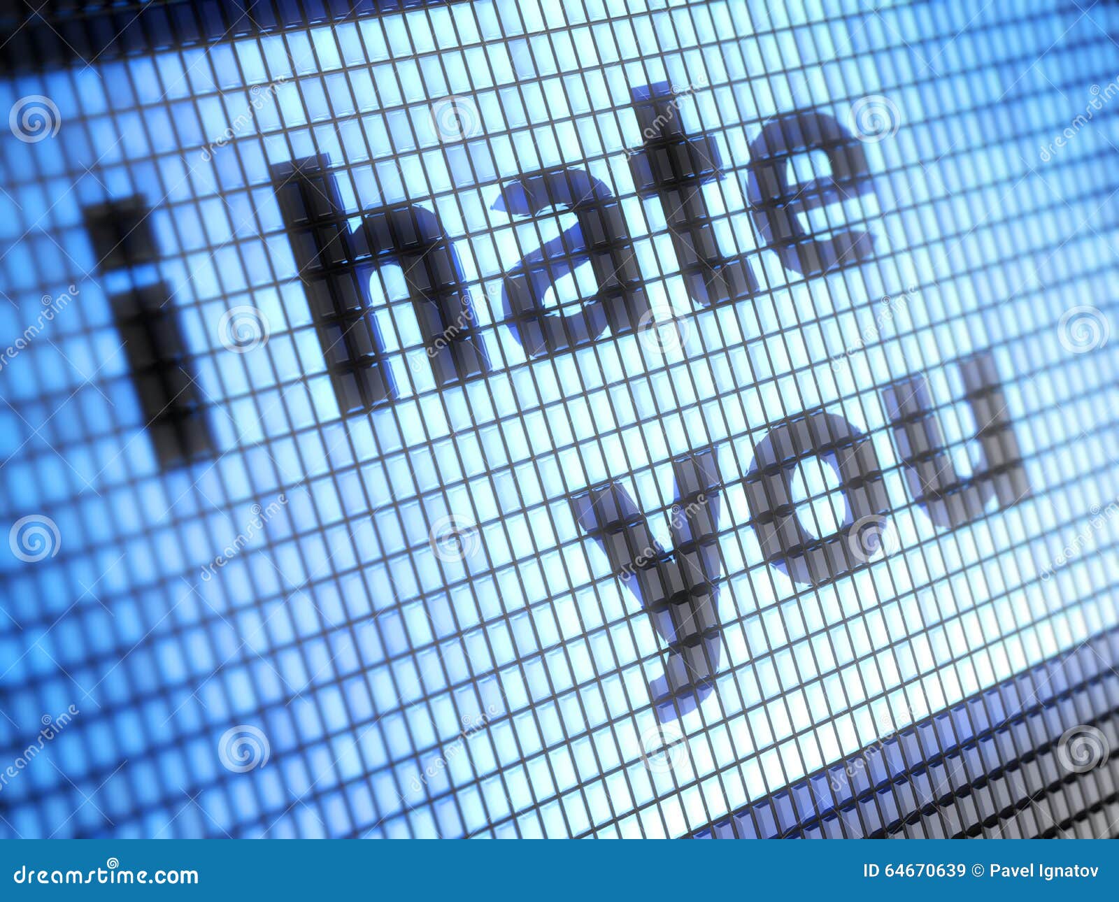 Lo odio immagine stock. Immagine di nemici, chiamata - 64670639