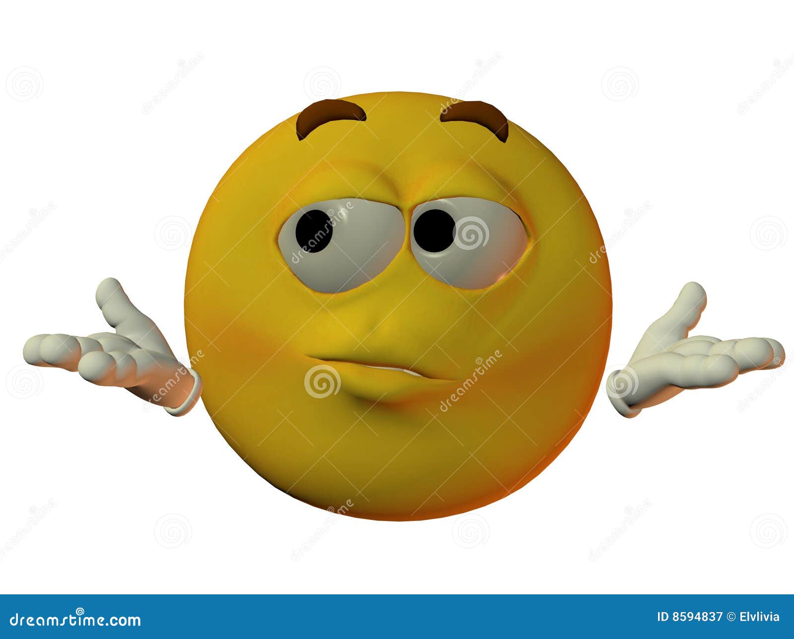 Lo smilie maschio non sa illustrazione di stock. Illustrazione di idea ...