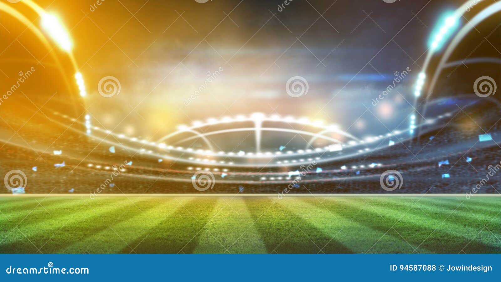 Lo stadio 3d rende, illustrazione di stock. Illustrazione di ...