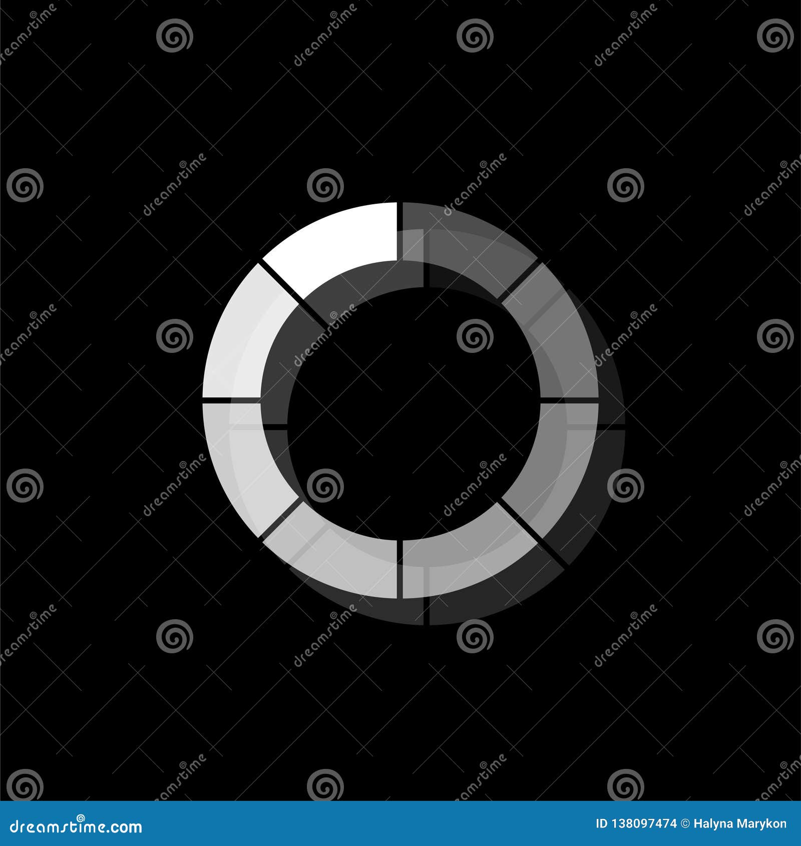 Load bar icon flat stock illustration. Illustration of isolated - 138097474