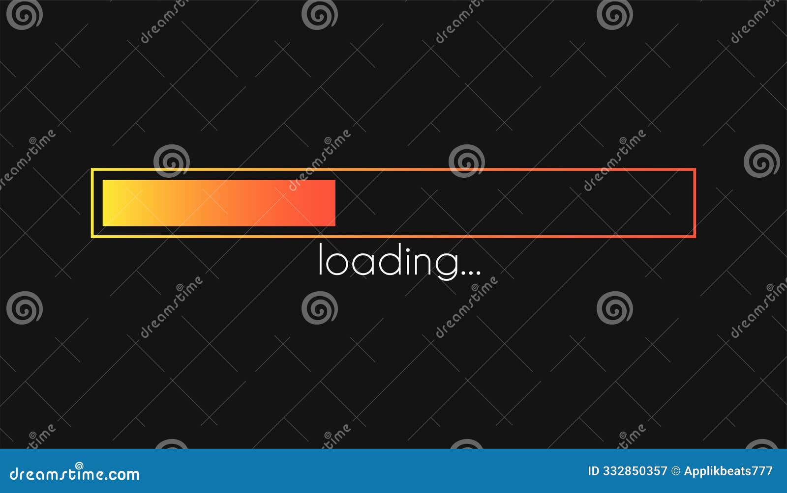 Load Bar. Progress Gradient Download Interface. Loading Sign Stock ...