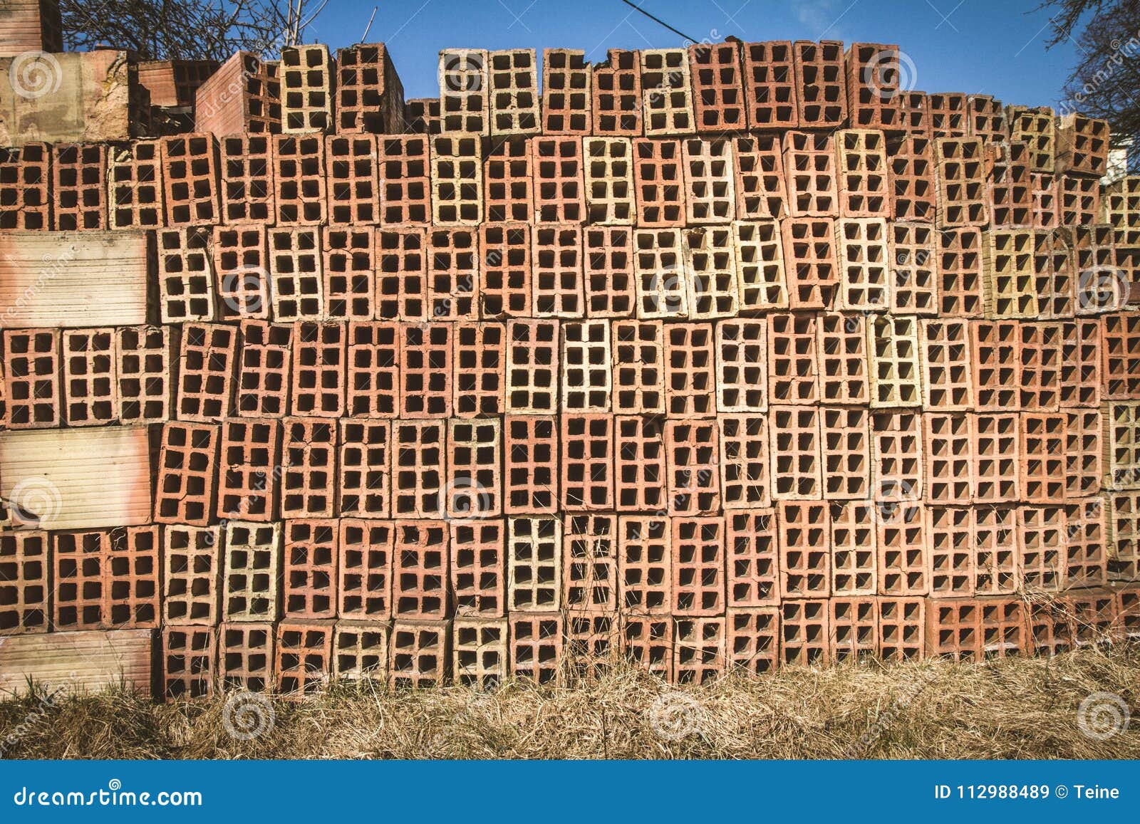 Load of bricks stock image. Image of storage, housing - 112988489