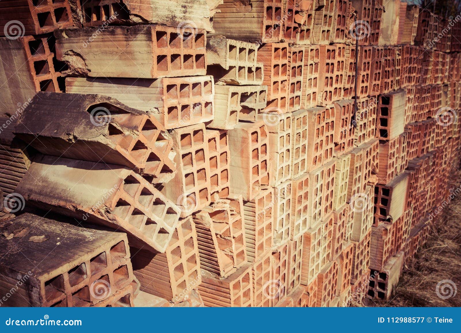 Load of bricks stock image. Image of industry, housing - 112988577