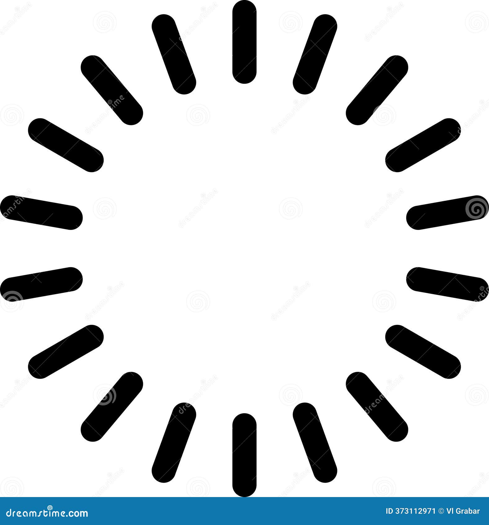 Buffer Load Indicator On Left Side For Professional Use Vector ...