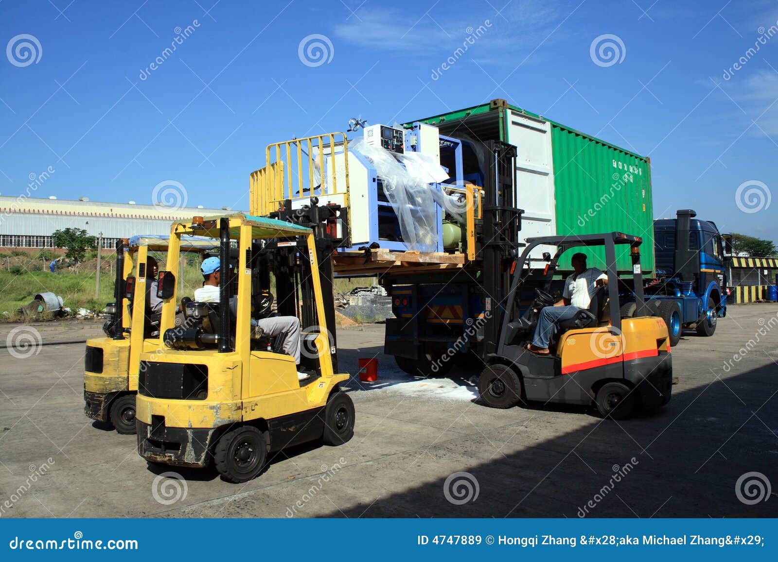 Load container truck stock image. Image of industrial - 4747889