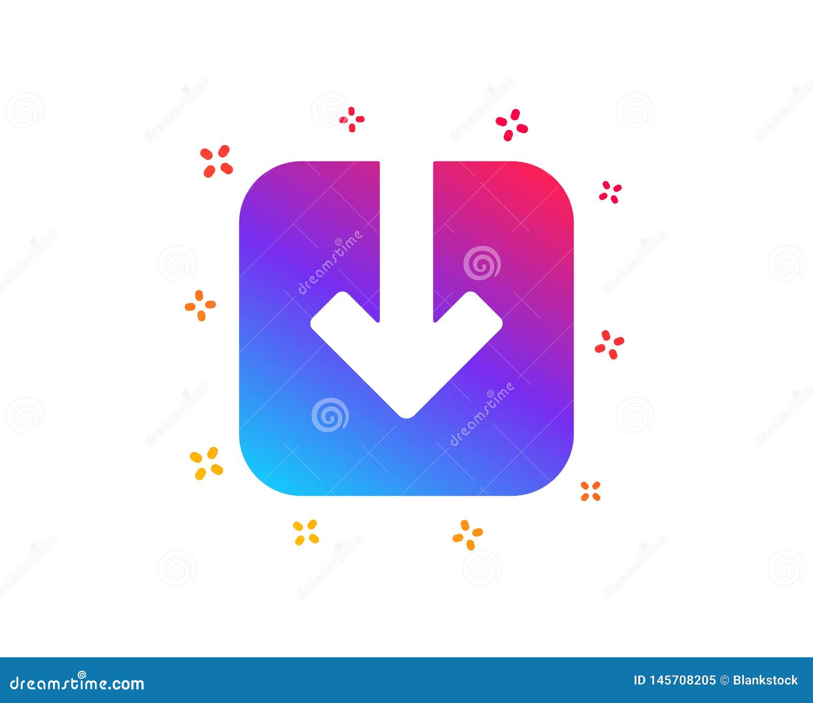 Load Document Icon. Download Arrowhead. Vector Stock Vector ...
