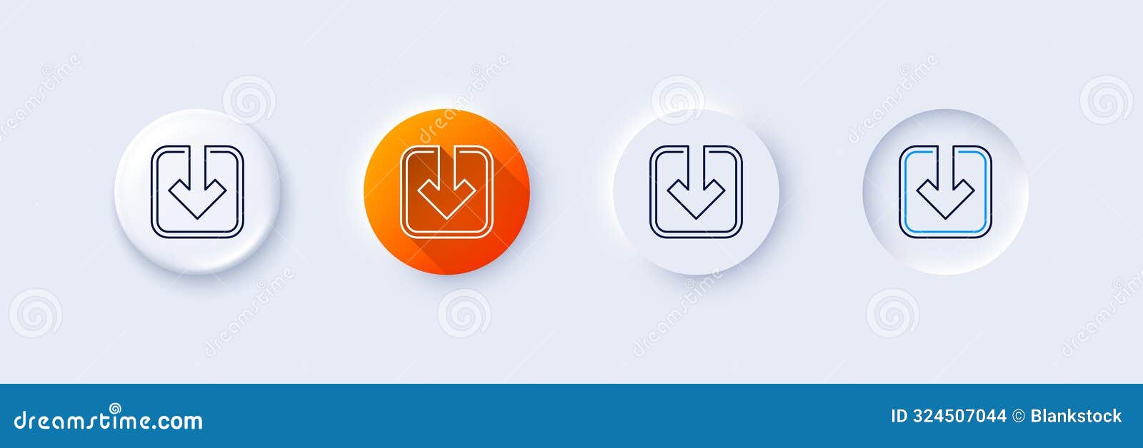 Load Document, Diesel Station And Fingerprint Access Line Icons Pack ...