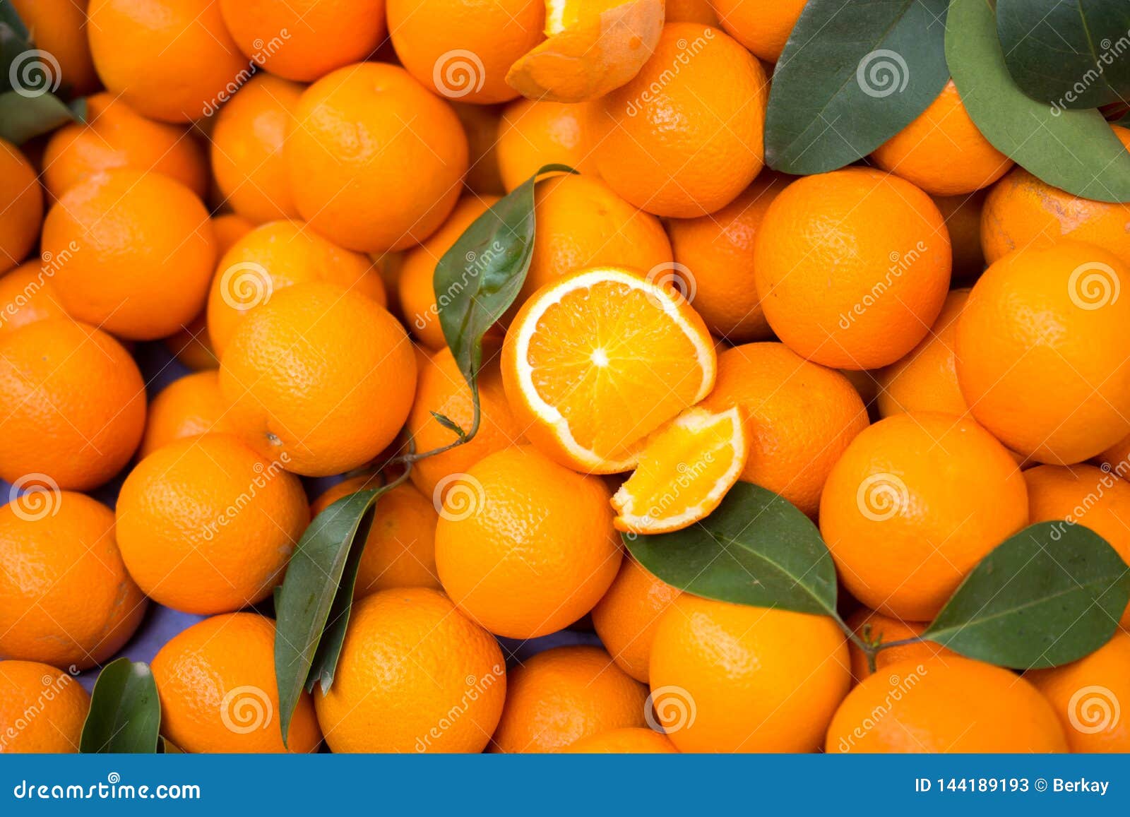Load of the Fruit of Orange in View Stock Image - Image of bright ...