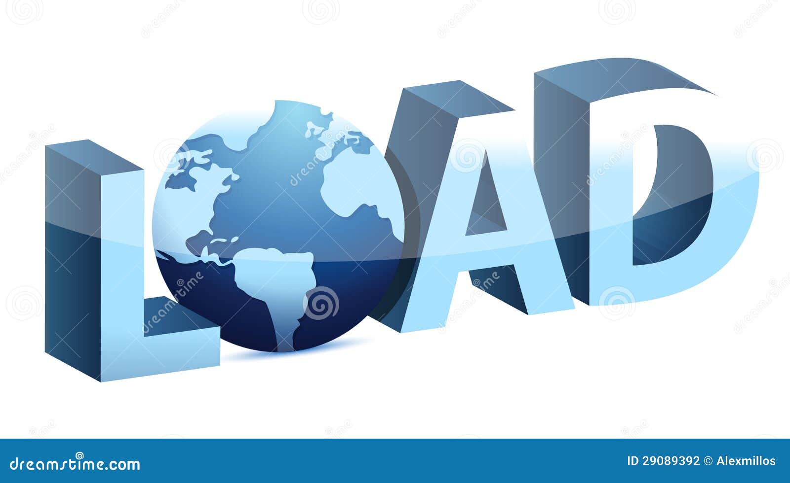 Load globe stock illustration. Illustration of load, abstract - 29089392