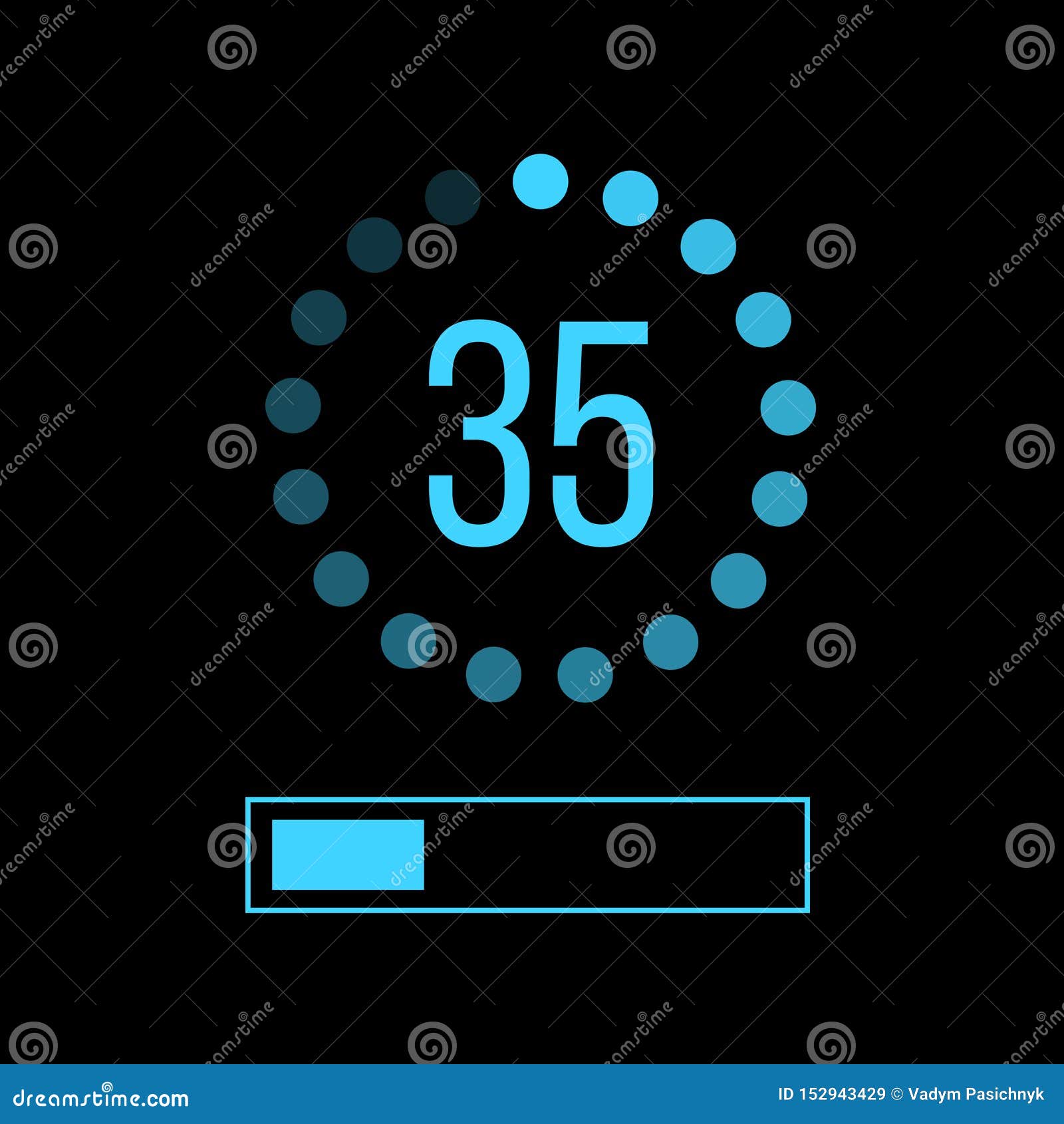 Load Icon Vector. System Update. Loading Vector. Loading Bar Icon ...