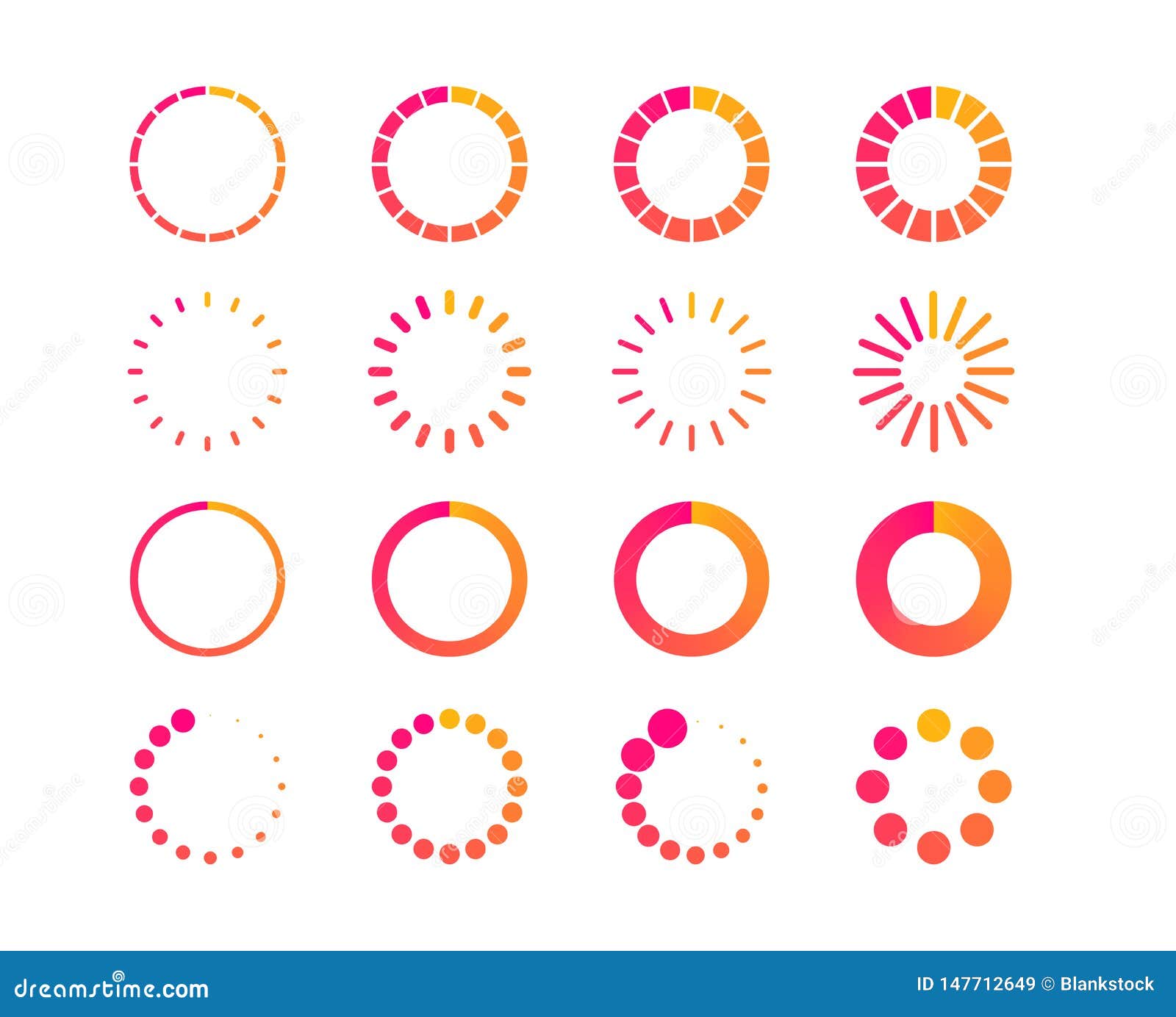 Load Or Preloader Icon Download Or Upload Status Circle Website Buffer Loader Icon Vector