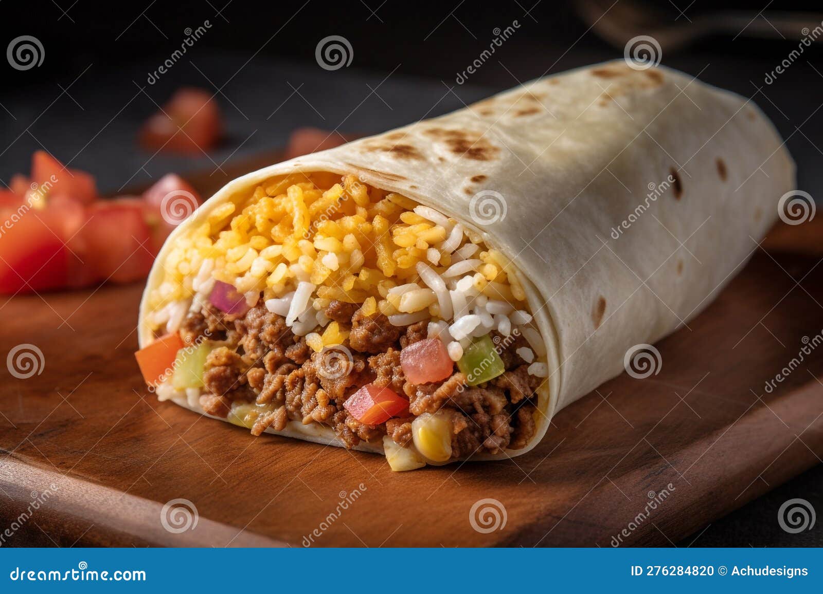 Loaded Burrito Stock Illustrations – 7 Loaded Burrito Stock ...