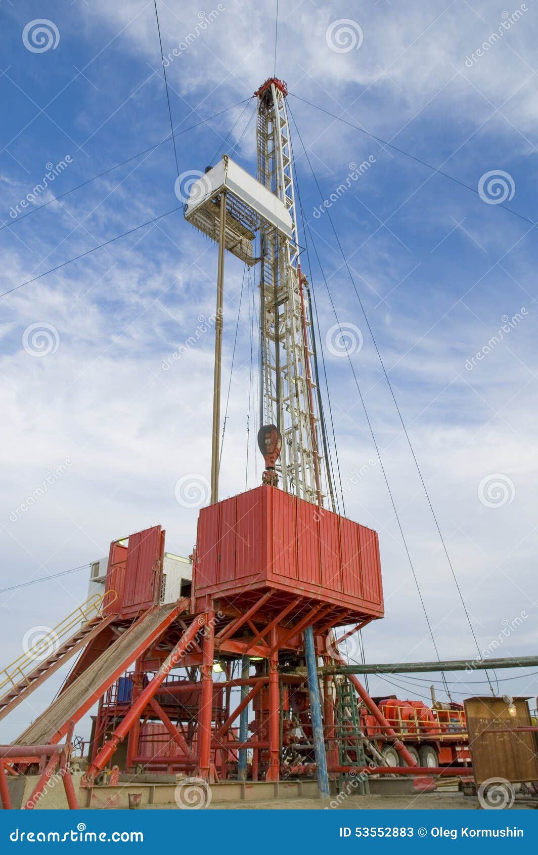 Loaded drilling rig stock image. Image of energy, technology - 53552883